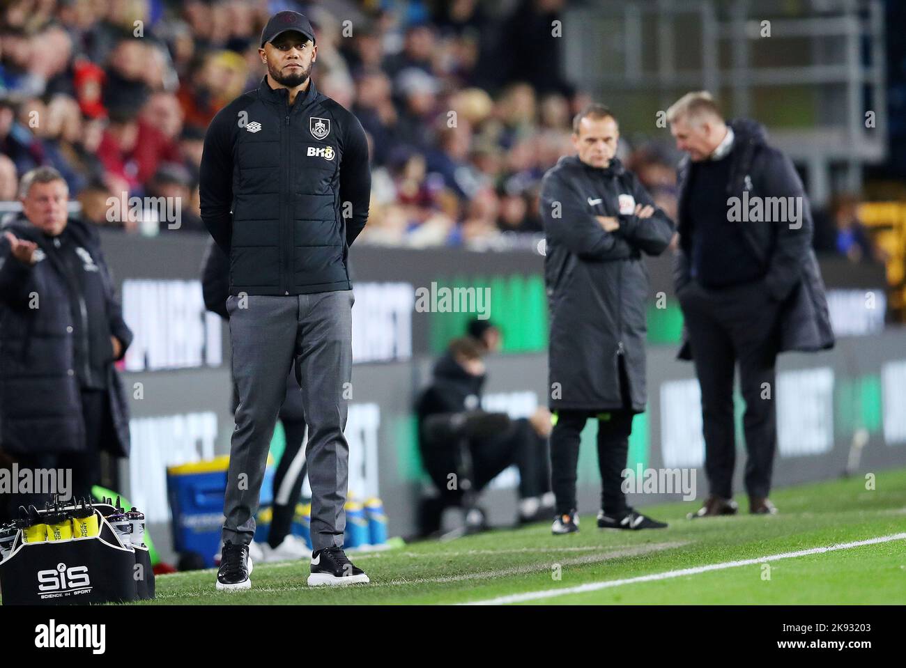 Burnley, England, 25th October 2022. Vincent Kompany manager of Burnley ...