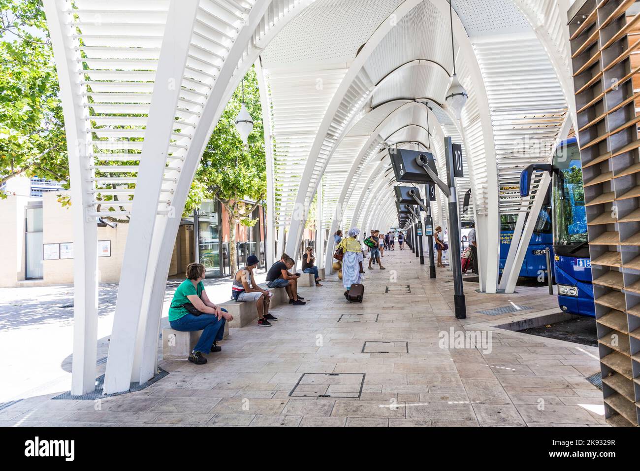 Modern bus station hi-res stock photography and images - Alamy