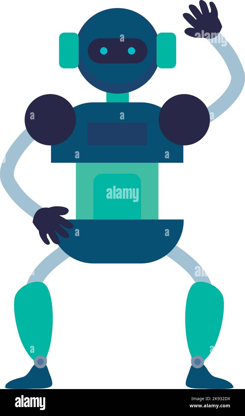 green ai robot futuristic Stock Vector Image & Art - Alamy