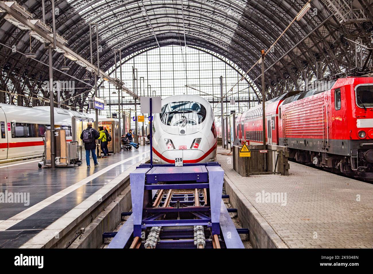 FRANKFURT, GERMANY - NOV 25, 2015: Intercity Express (ICE) train of the ...