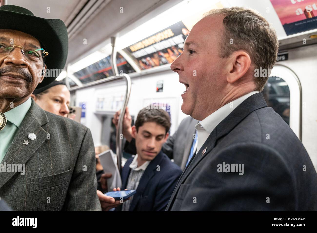 Congressman Lee Zeldin, candidate from Republican Party for the ...