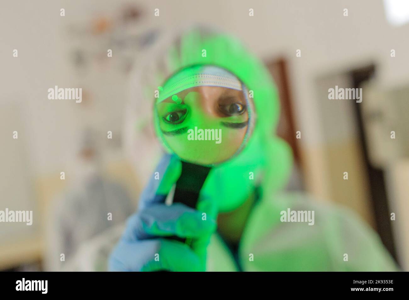 Student cadets of Police Academy train in CSI (Crime Scene ...