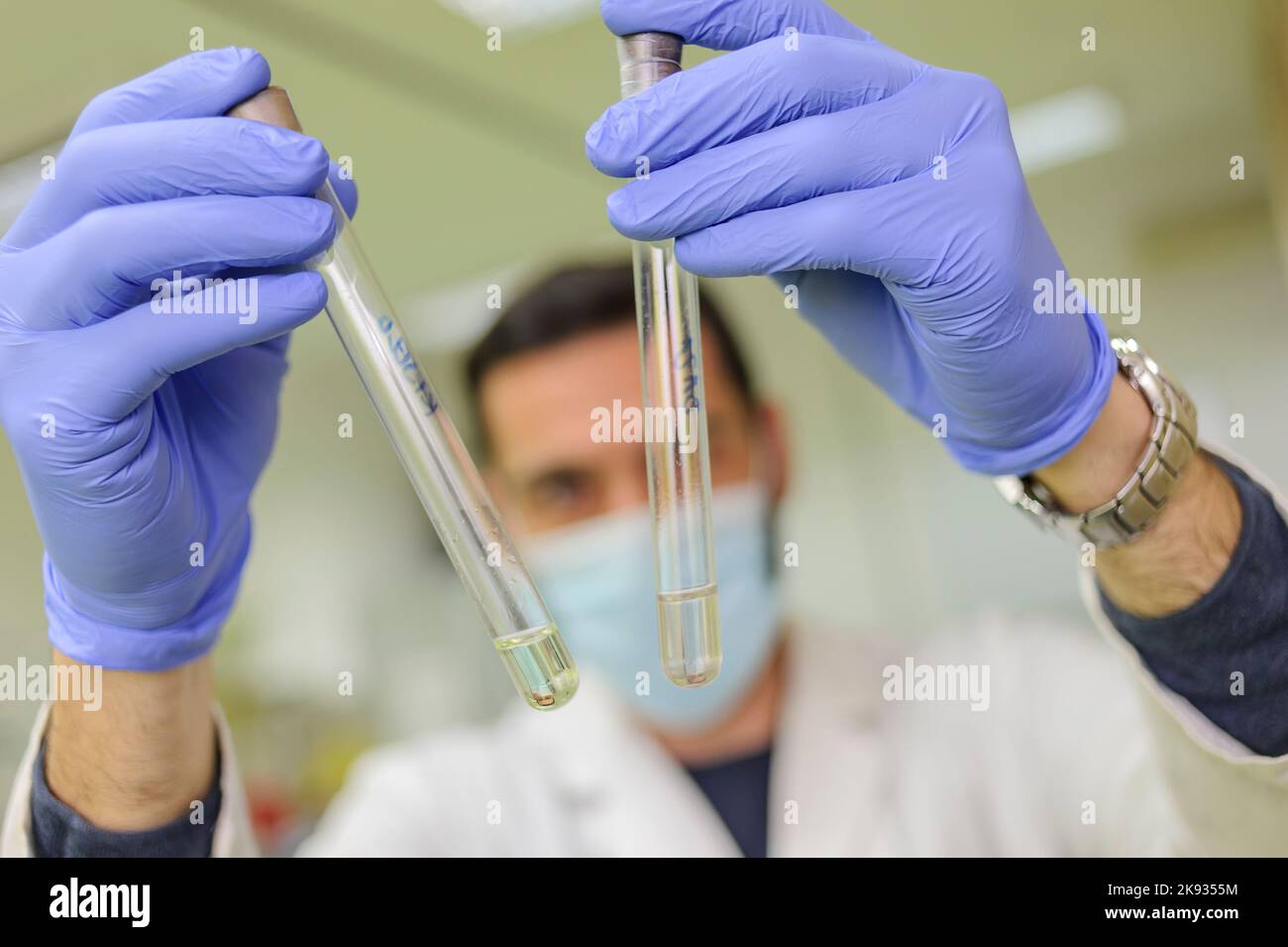 Scientist chemist at Forensic laboratory of Police Academy for CSI ...