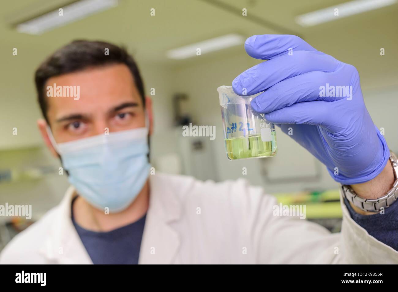 Scientist chemist at Forensic laboratory of Police Academy for CSI ...