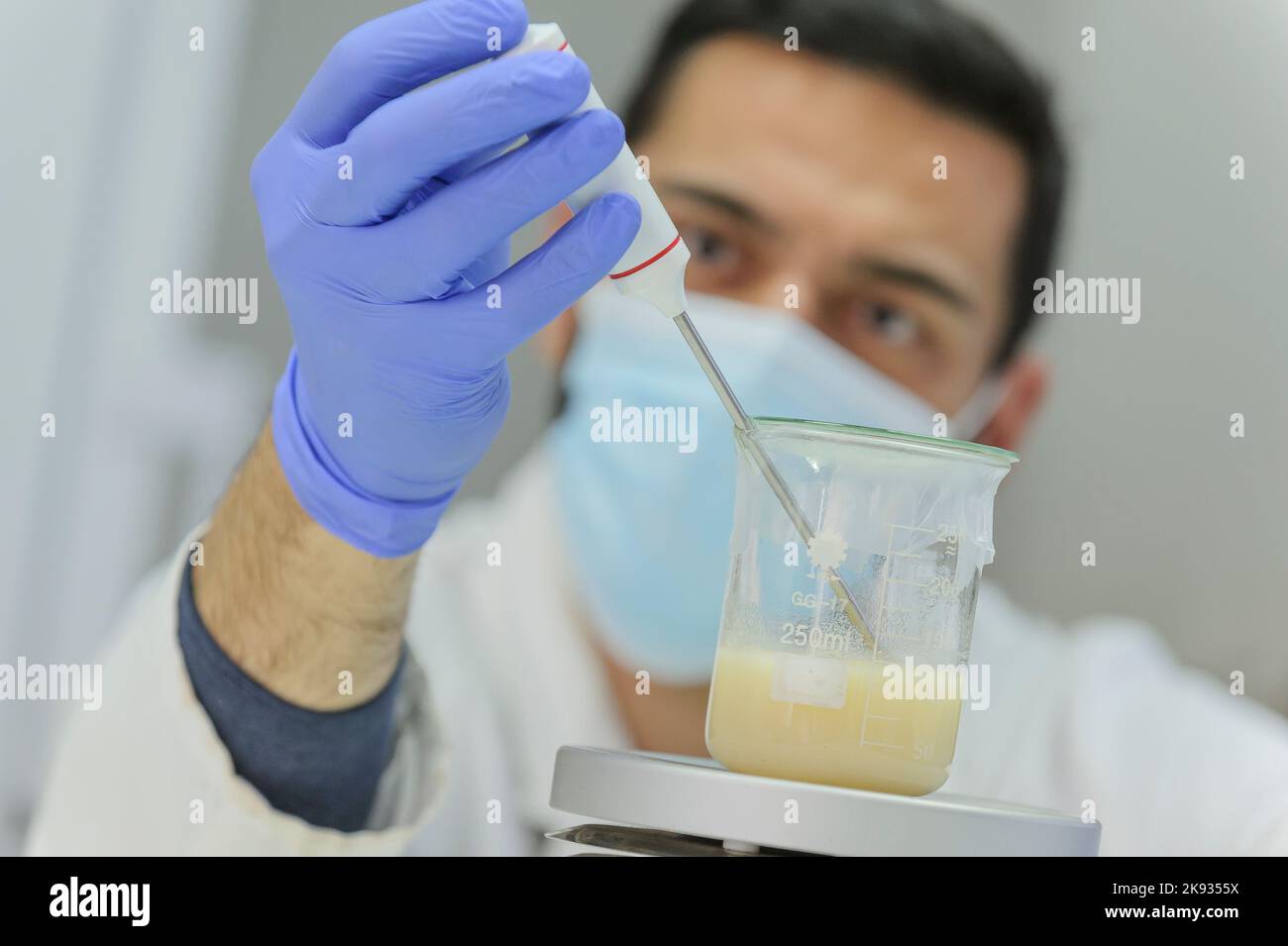 Scientist chemist at Forensic laboratory of Police Academy for CSI ...