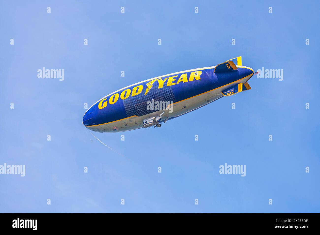 Goodyear blimp wingfoot 1 hi-res stock photography and images - Alamy