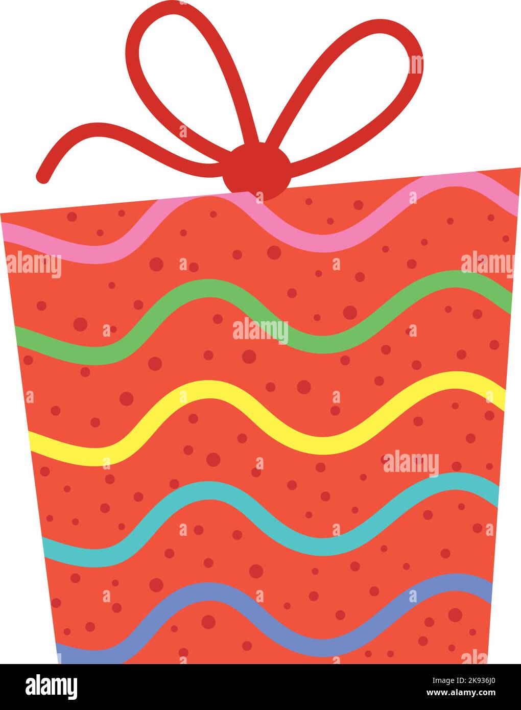 red gift box present Stock Vector Image & Art - Alamy