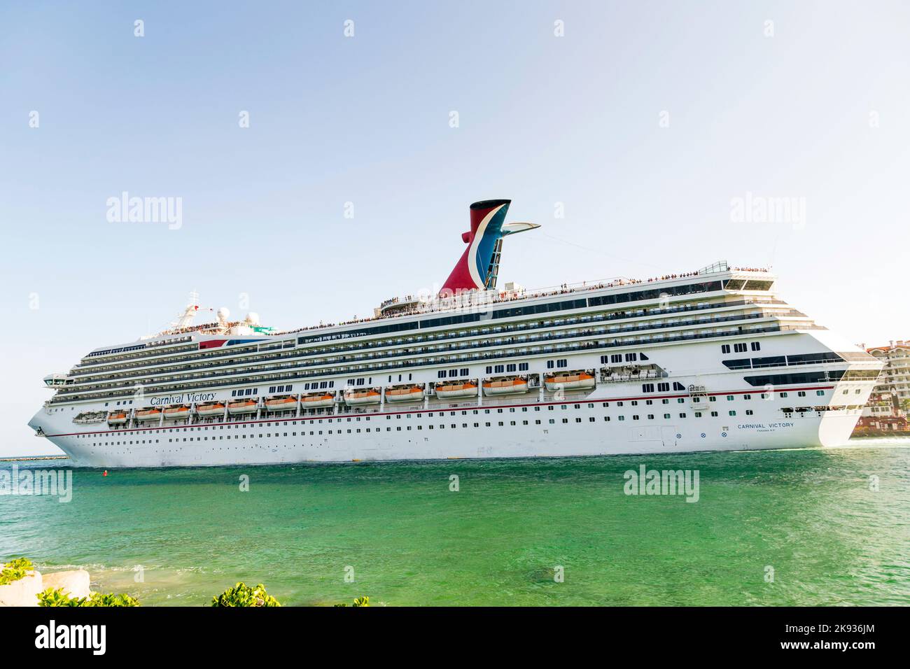 MIAMI, USA - AUGUST 18, 2014: Carnival Cruise Line, cruise ship ...