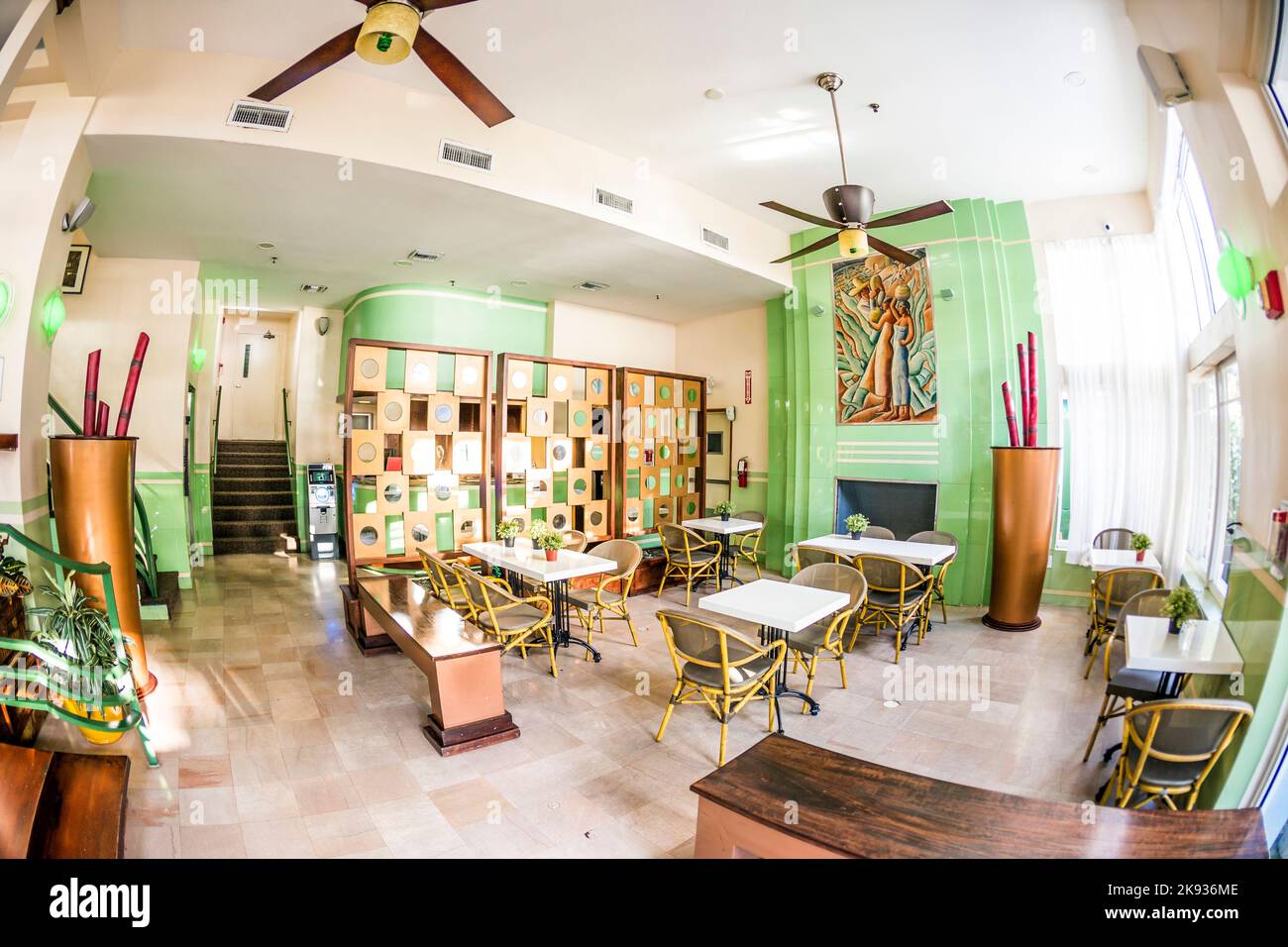 Miami beach art deco interior hi-res stock photography and images - Alamy