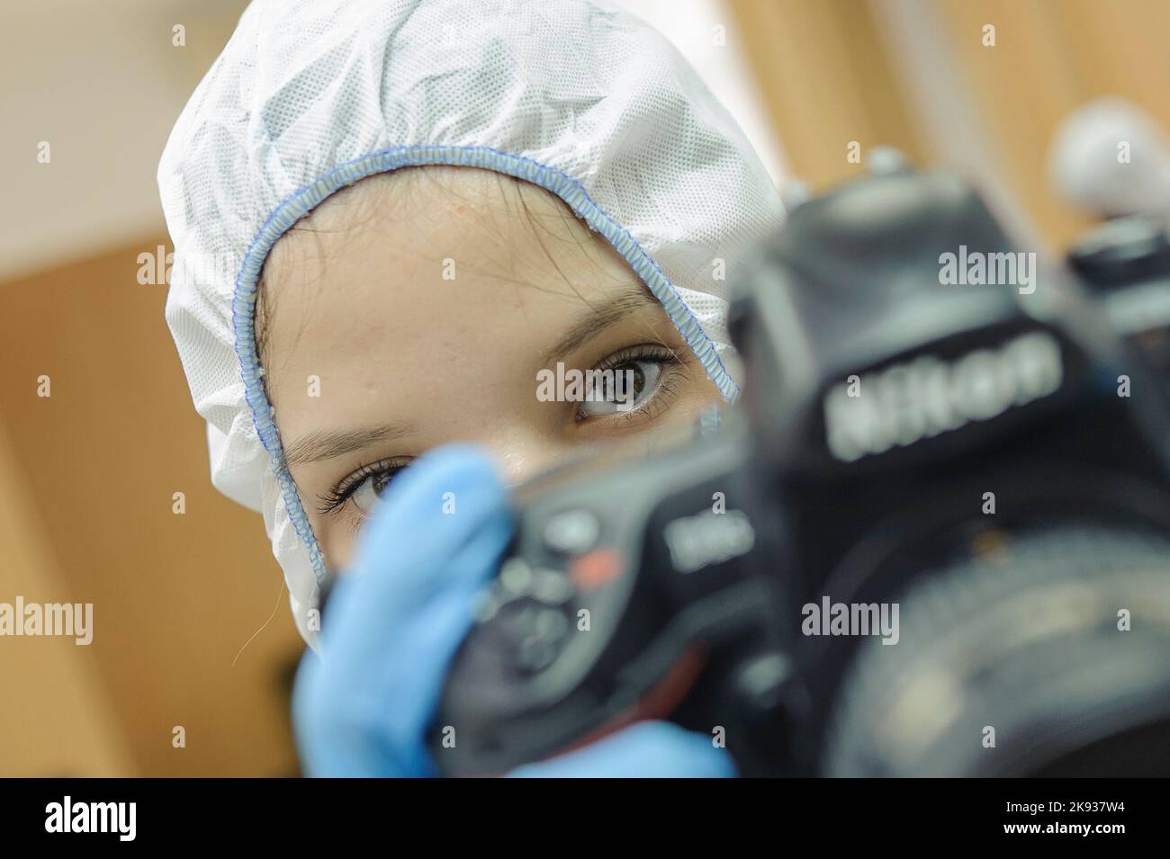 Student cadets of Police Academy train in CSI (Crime Scene ...