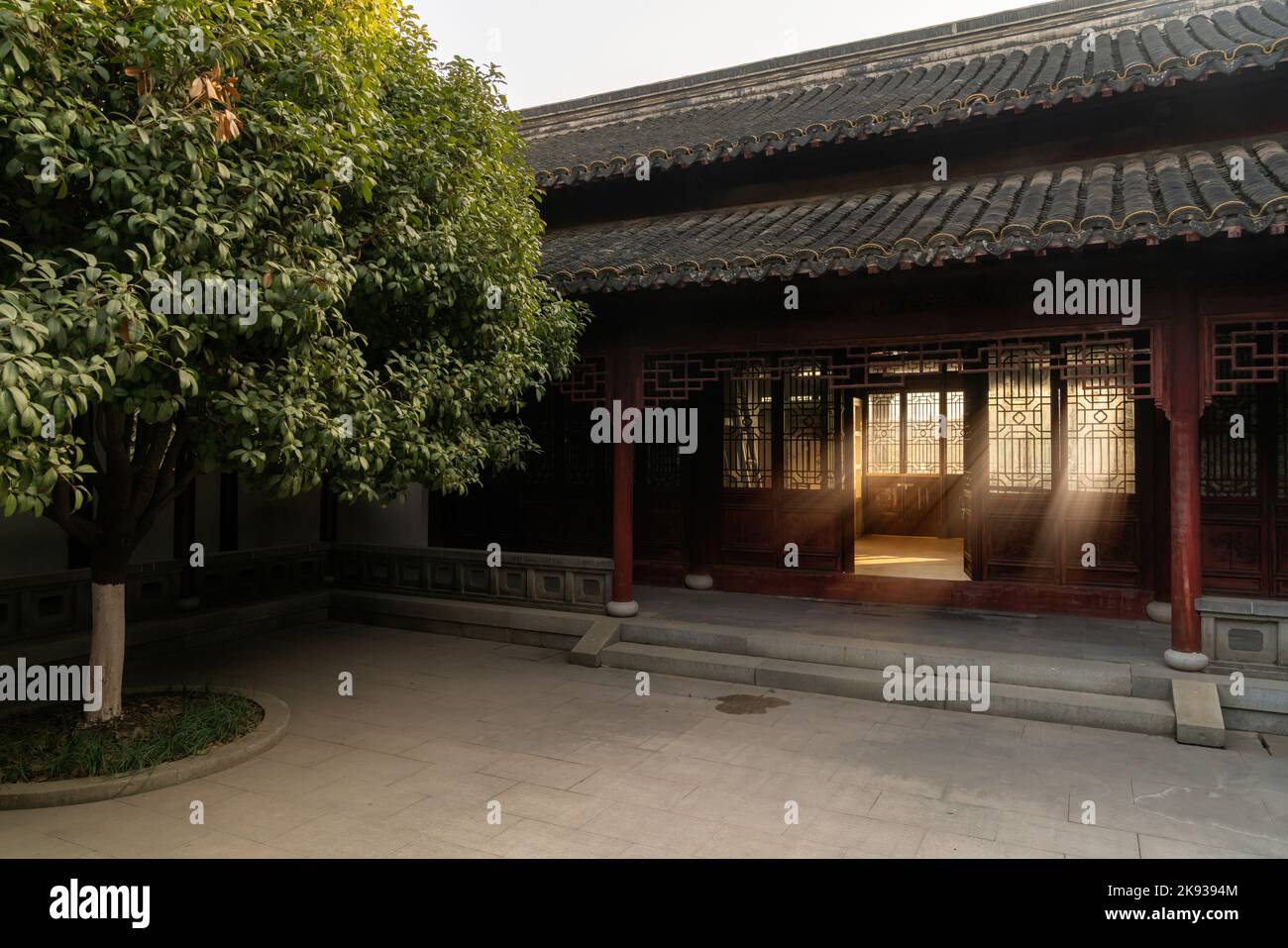 garden of southern Changjiang delta in China Stock Photo - Alamy