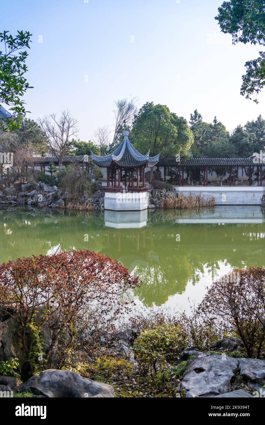 A traditional garden in the Jiangnan style Stock Photo - Alamy