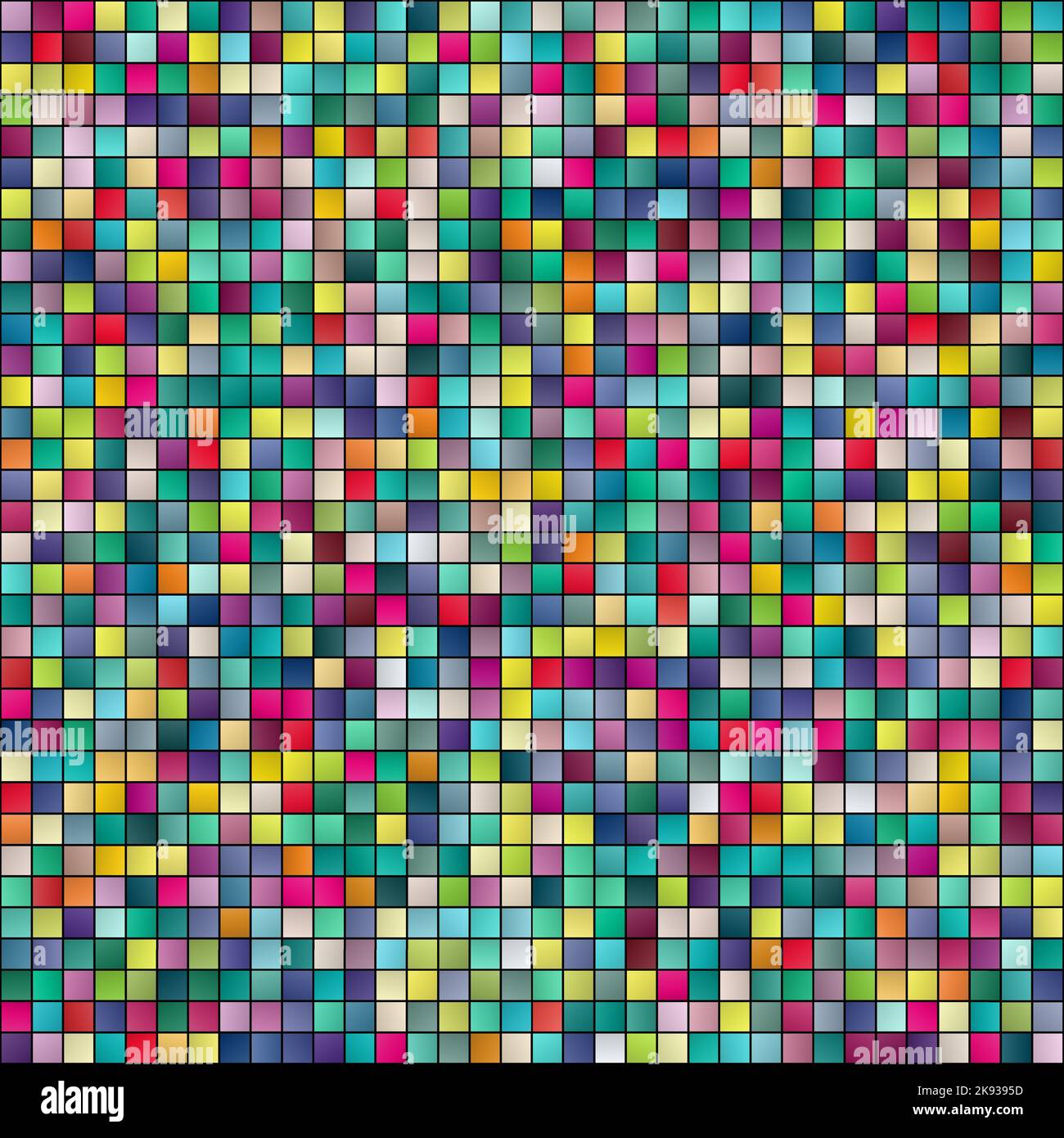 abstract background colorful square mosaic pattern vector illustration ...