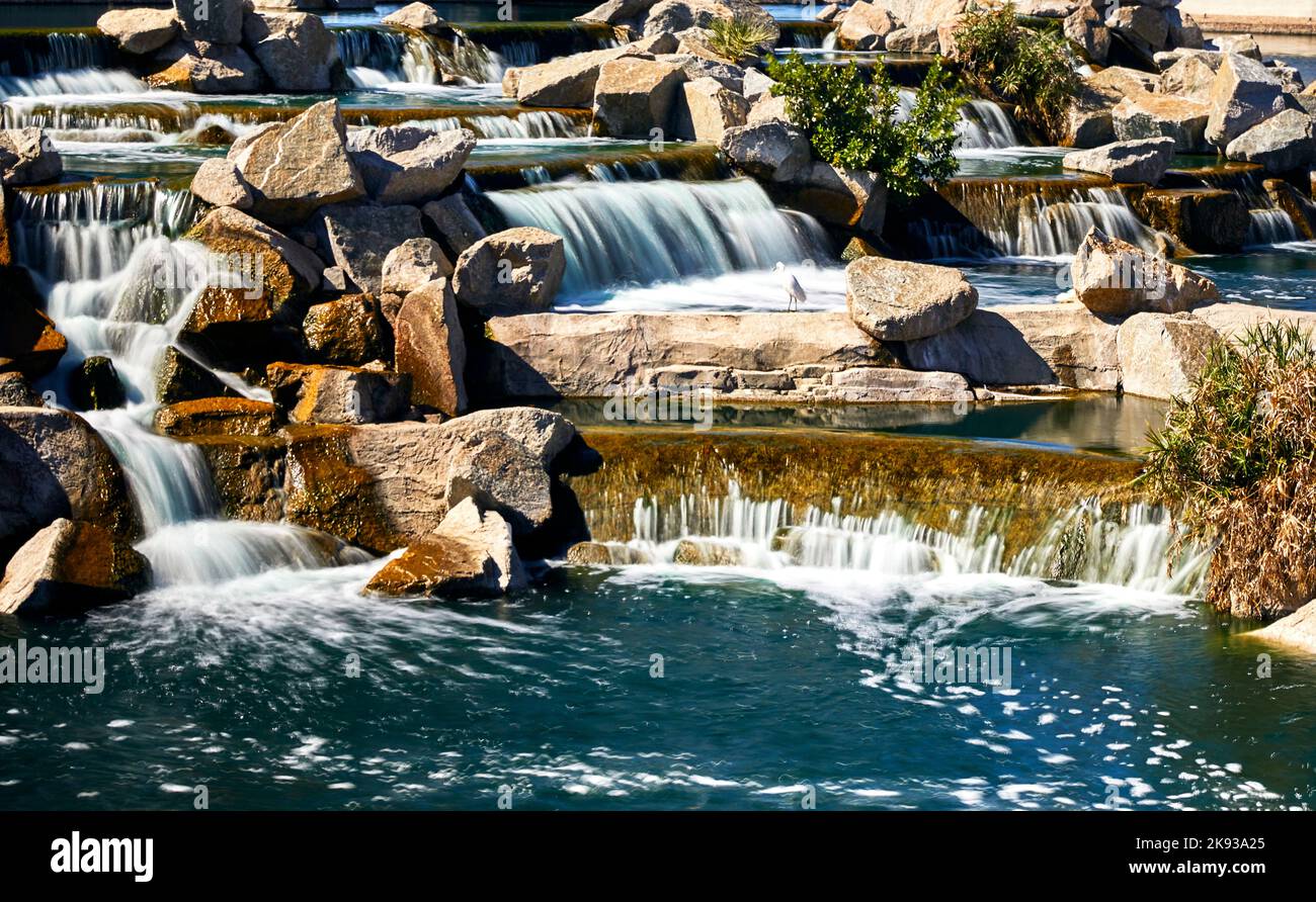 Manmade waterfall hi-res stock photography and images - Alamy