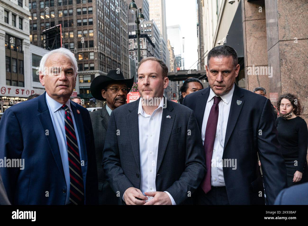 New York, New York, USA. 25th Oct, 2022. Congressman Lee Zeldin ...