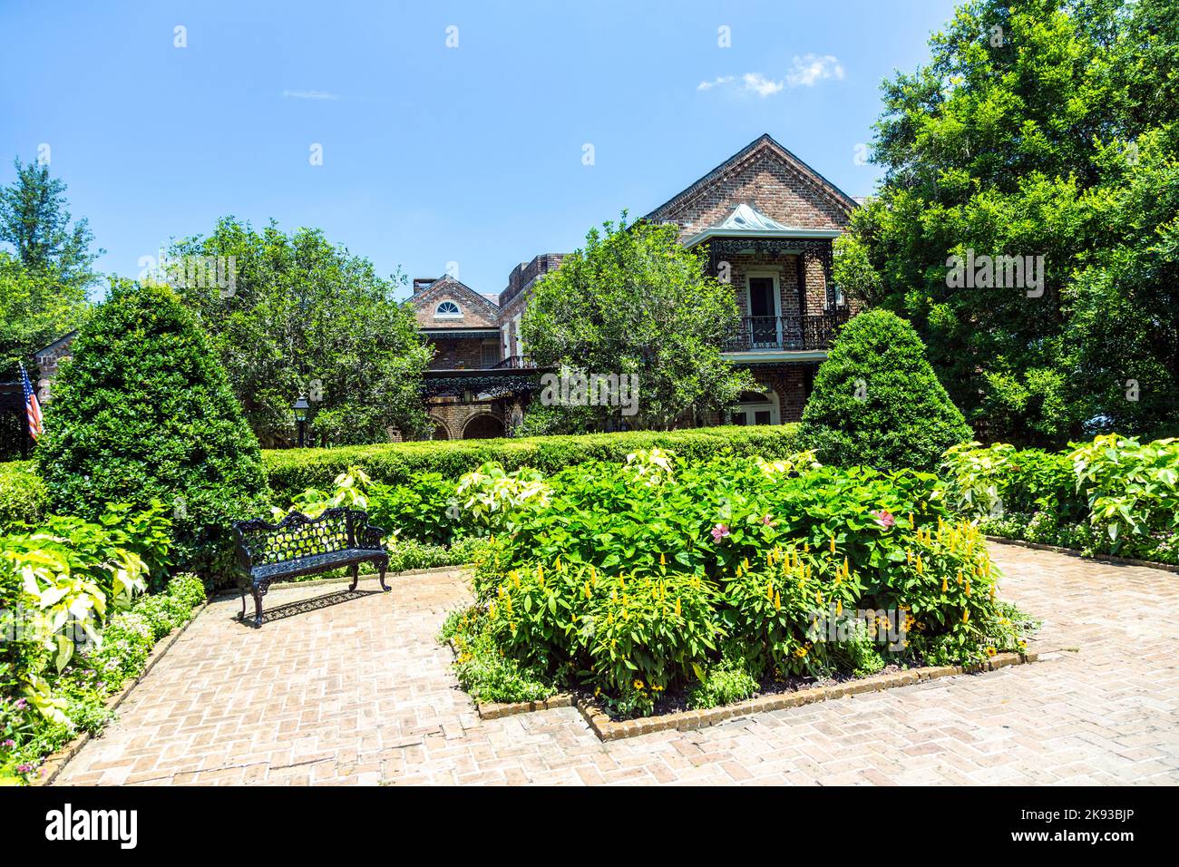 THEODORE, USA - JULY 18, 2013: visit Bellingraths gardens and home in ...