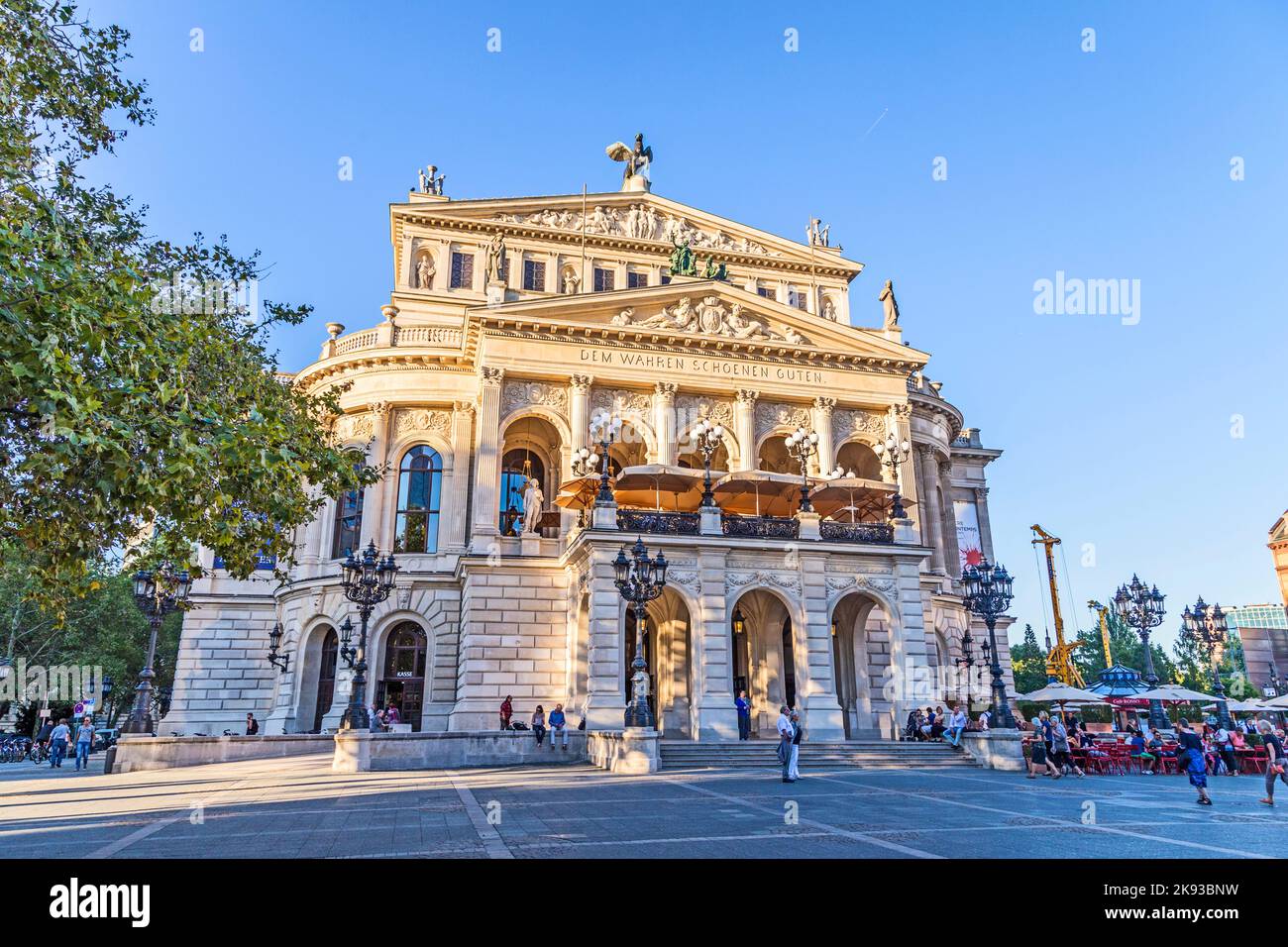 FRANKFURT - SEPT 5: Alte Oper in Frankfurt, Germany. Alte Oper is a ...