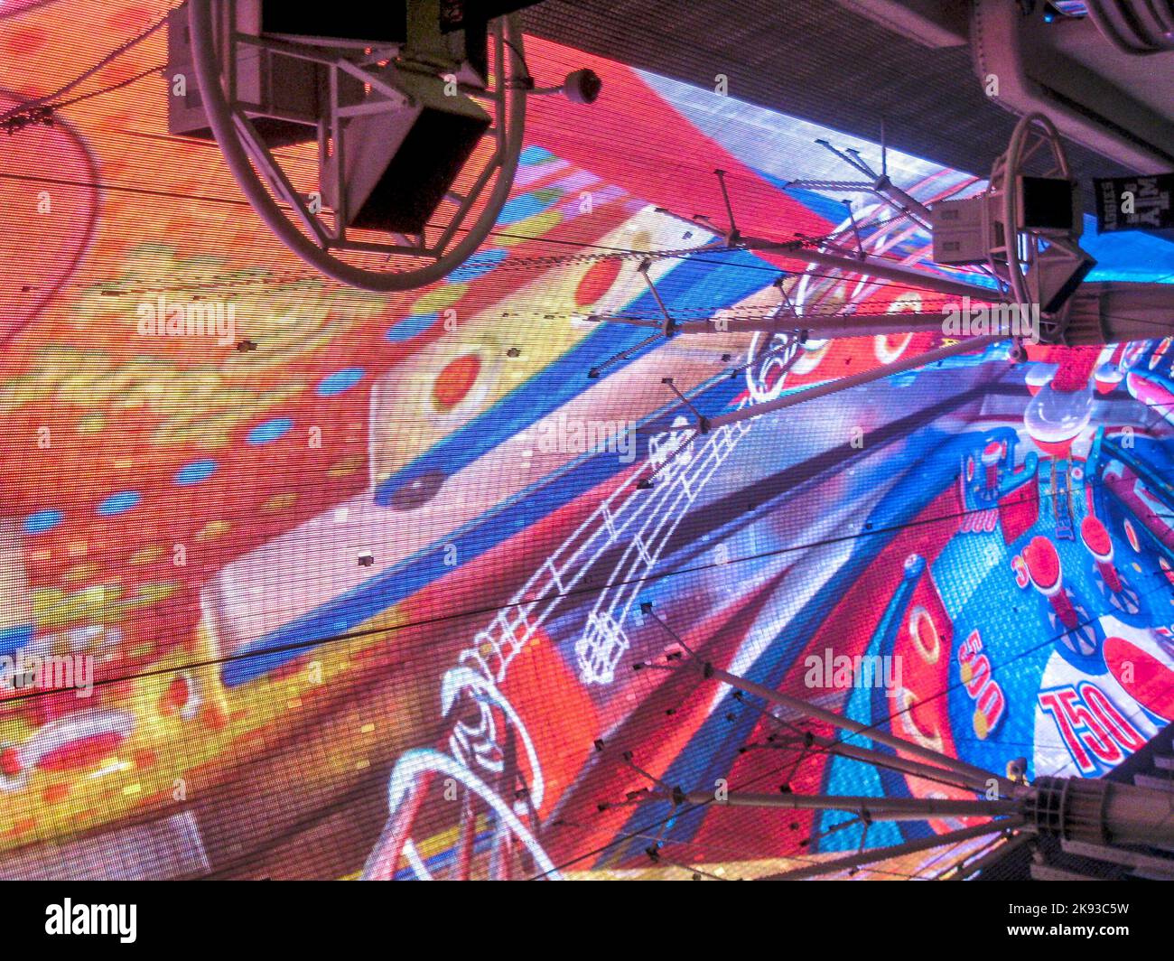 LAS VEGAS, USA - MARCH 23, 2014 : The Fremont Street Experience in Las ... LAS VEGAS, USA - MARCH 23, 2014 : The Fremont Street Experience in Las ...