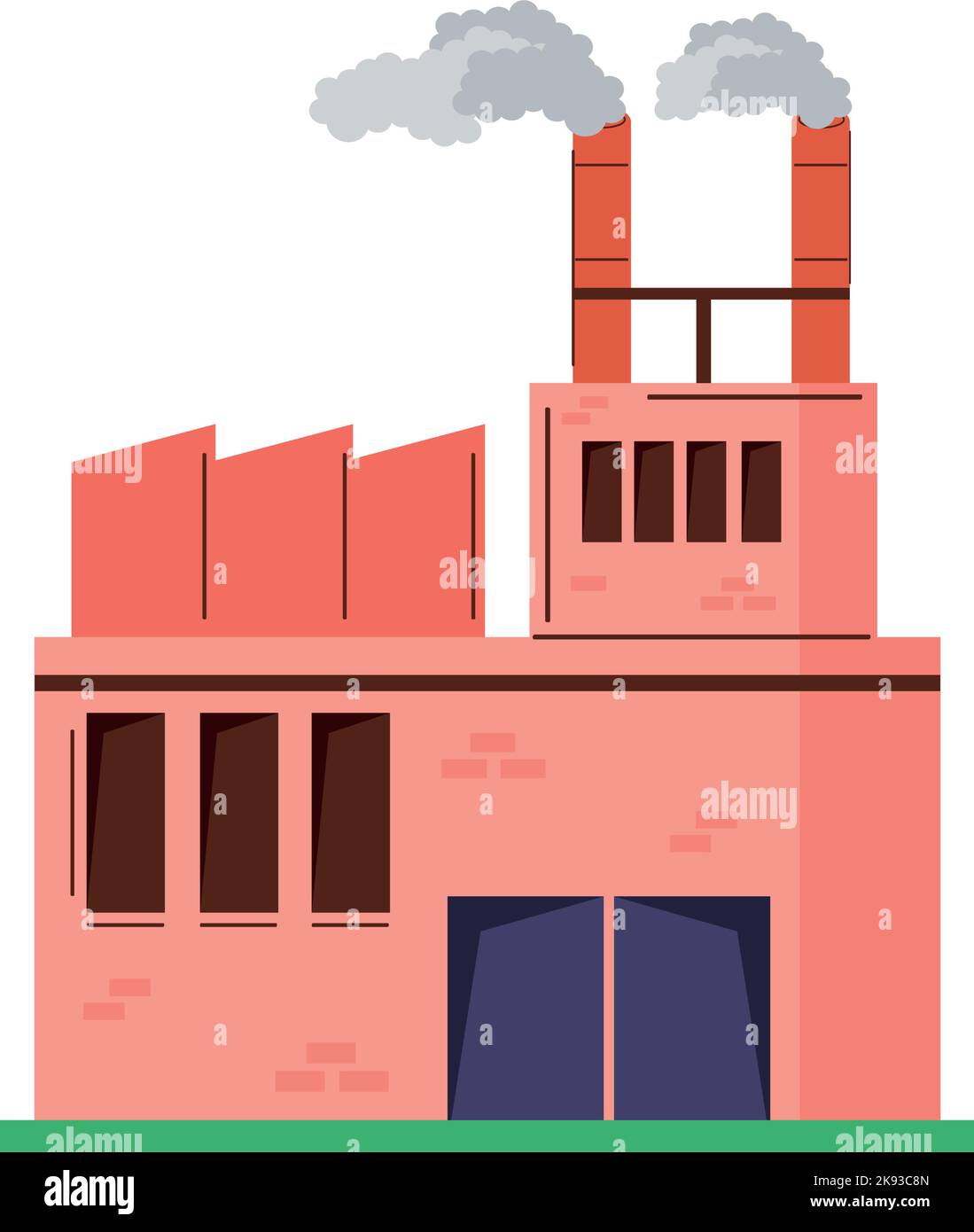 pink industrial building Stock Vector Image & Art - Alamy
