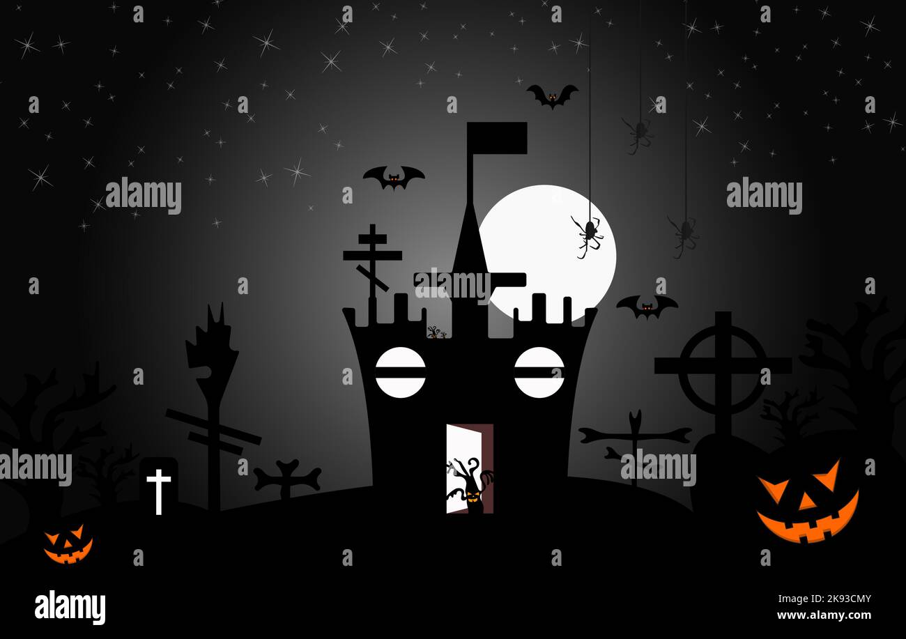 Happy halloween day elements Stock Vector Images - Alamy