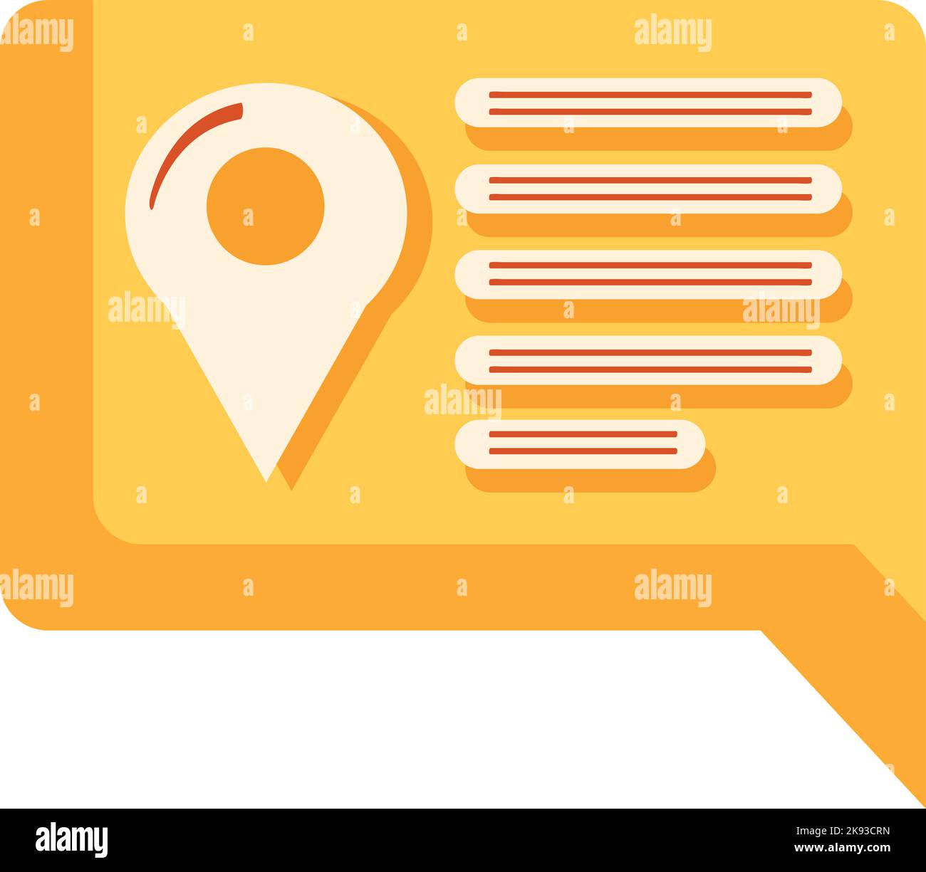 pin location in speech bubble Stock Vector Image & Art - Alamy