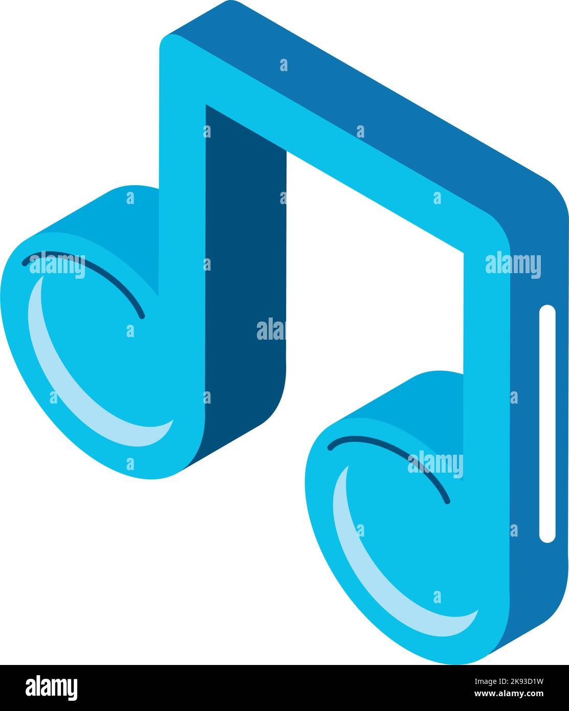 music note sound isometric Stock Vector Image & Art - Alamy