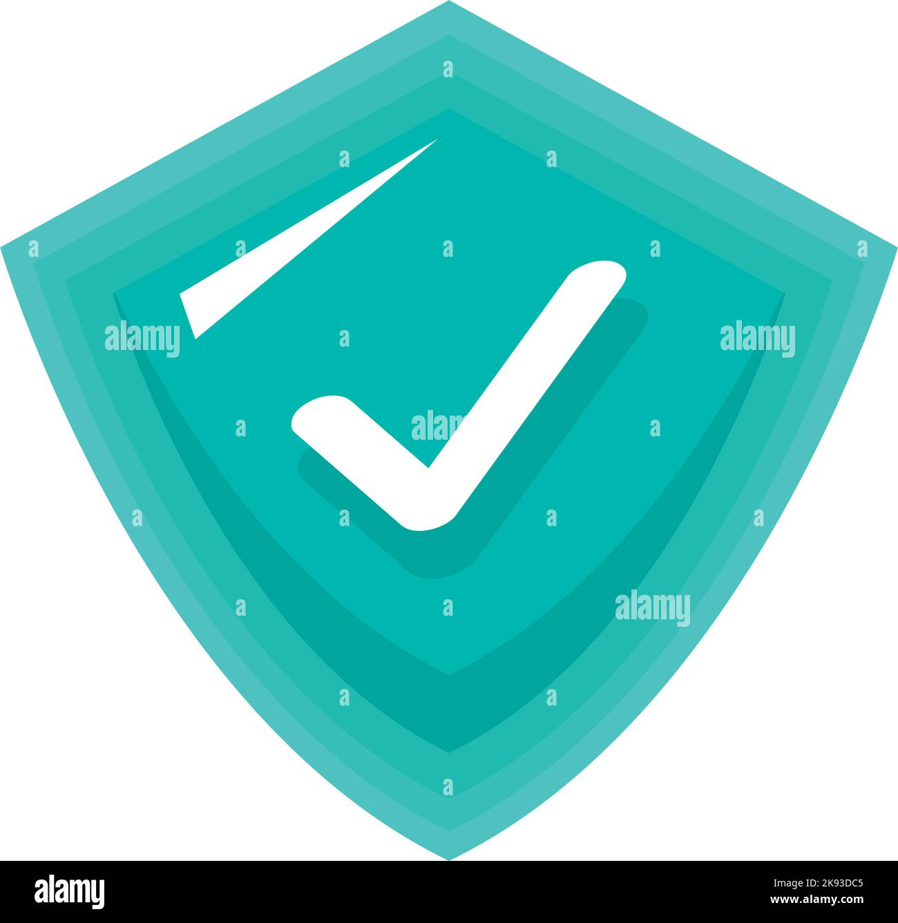 check symbol in shield Stock Vector Image & Art - Alamy