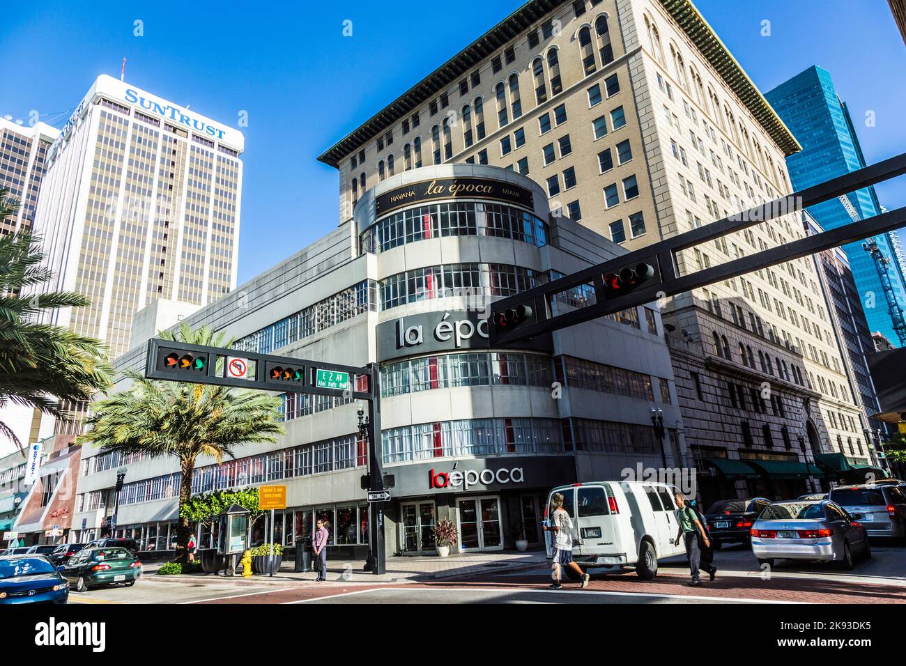 MIAMI, USA - AUGUST 19, 2014: facade of la epoca department store in ...
