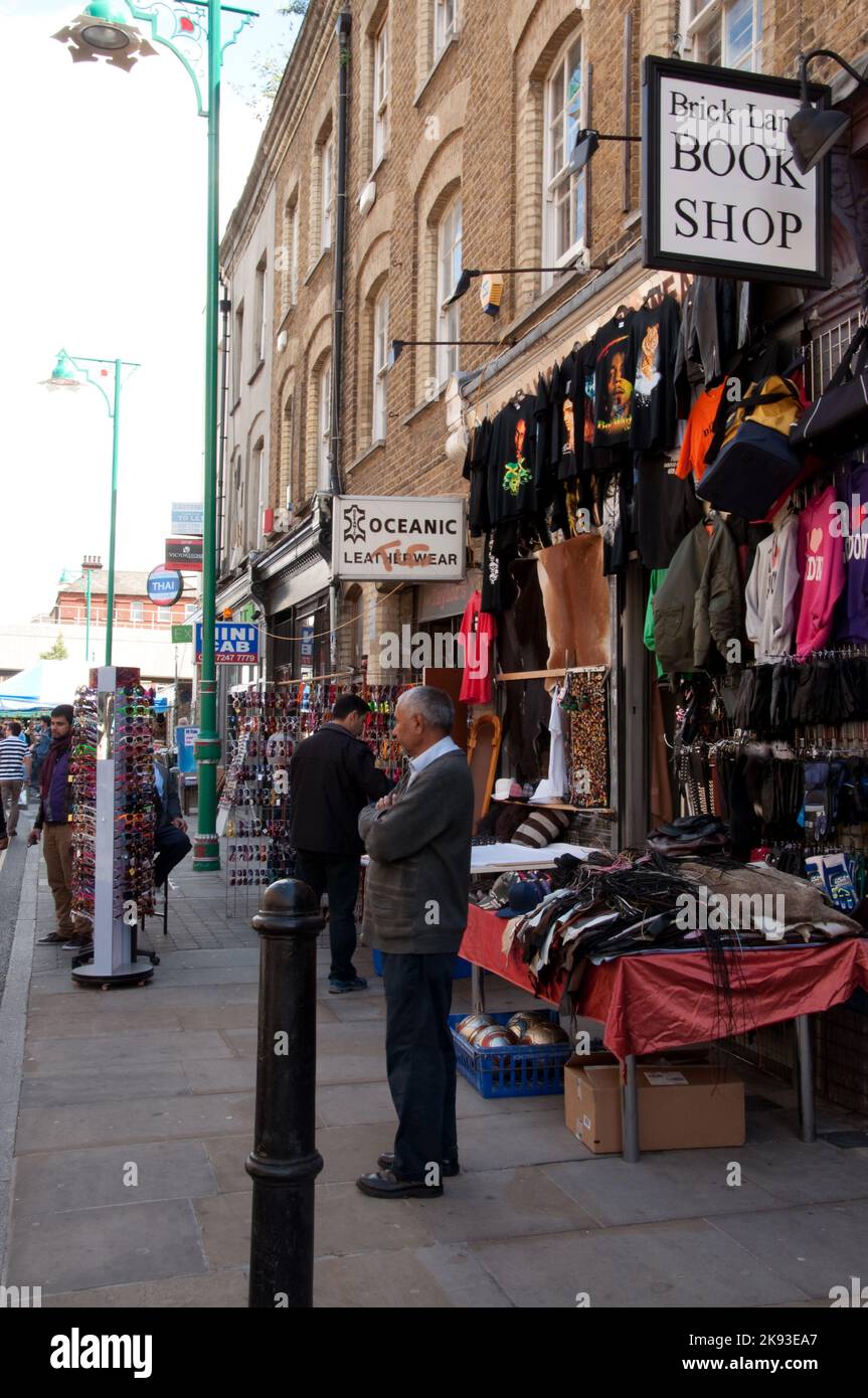 Brick Lane Market, Brick Lane, Tower Hamlets, London, UK Stock Photo ...