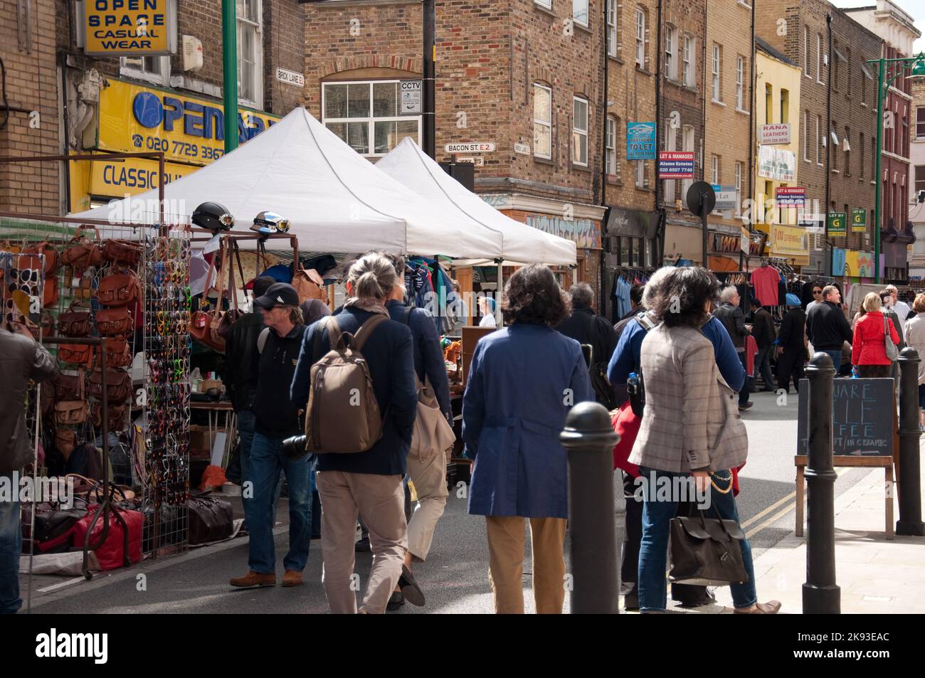 Brick Lane Market, Brick Lane, Tower Hamlets, London, UK Stock Photo ...