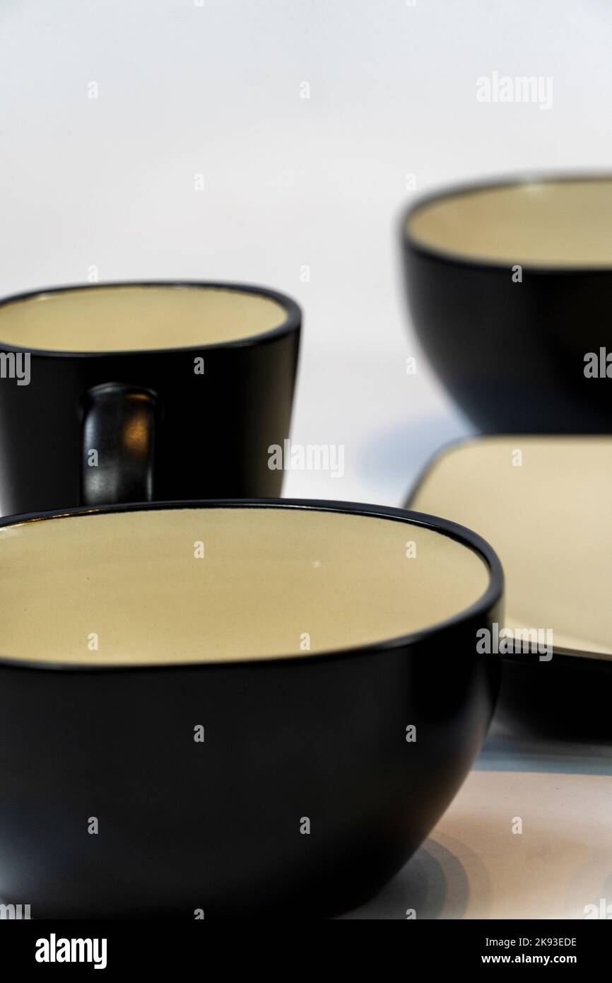 Different dishes in plates hi-res stock photography and images - Alamy