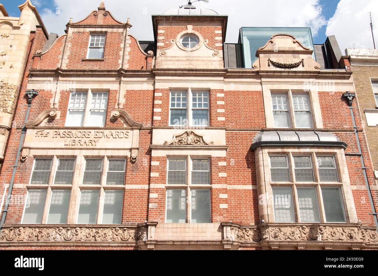 The Passmore Edwards Library, Whitechapel High Street, London, UK Stock ...