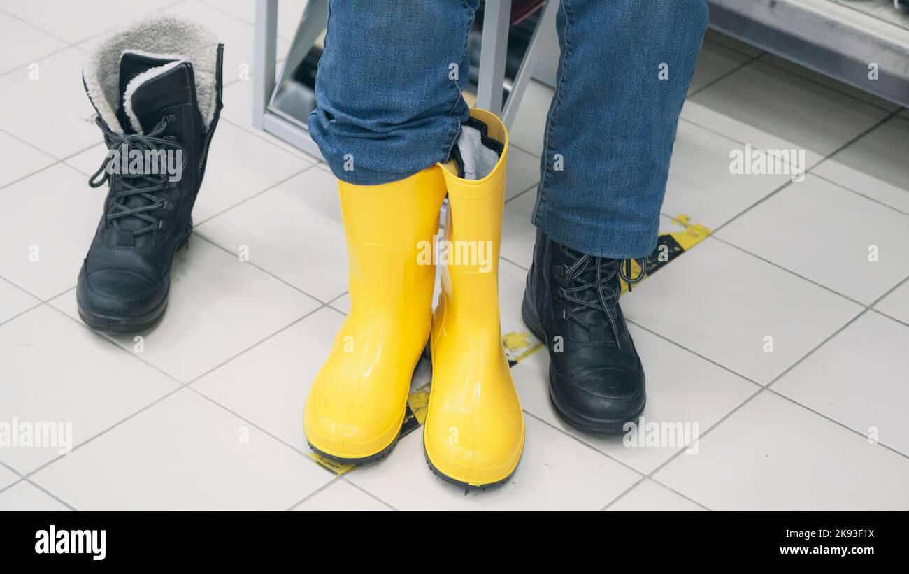 Girl in heavy boots hi-res stock photography and images - Alamy