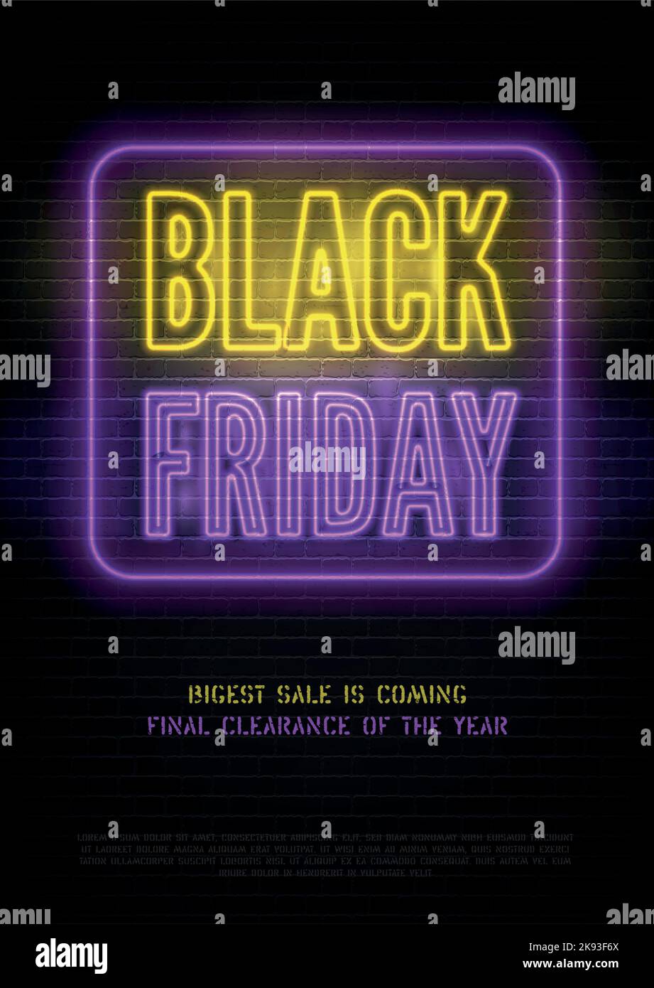 Black friday crazy discounts vector flyer template. Special price offer ...