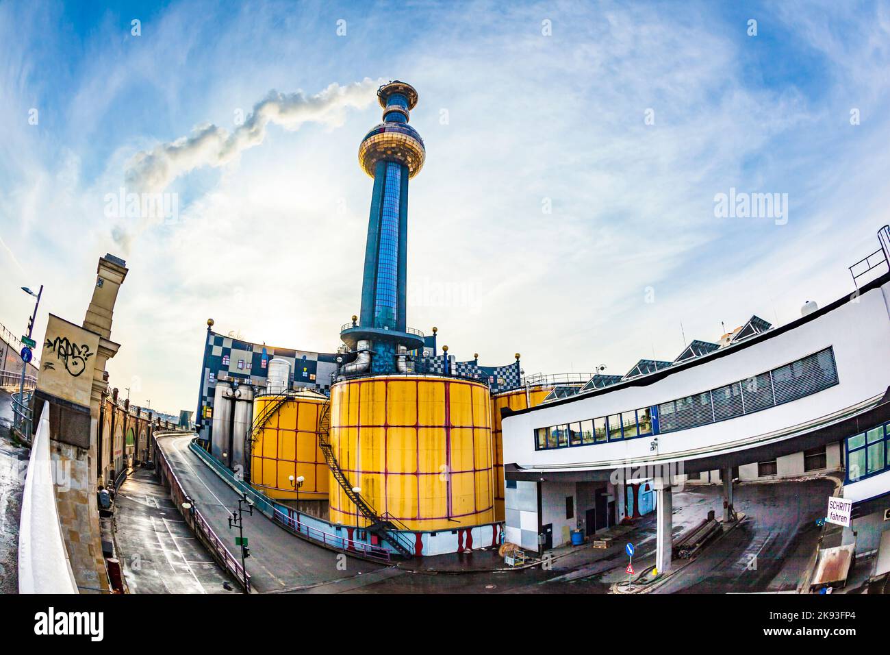 Vienna, Austria - November 27, 2010: chimney of the most famous ...