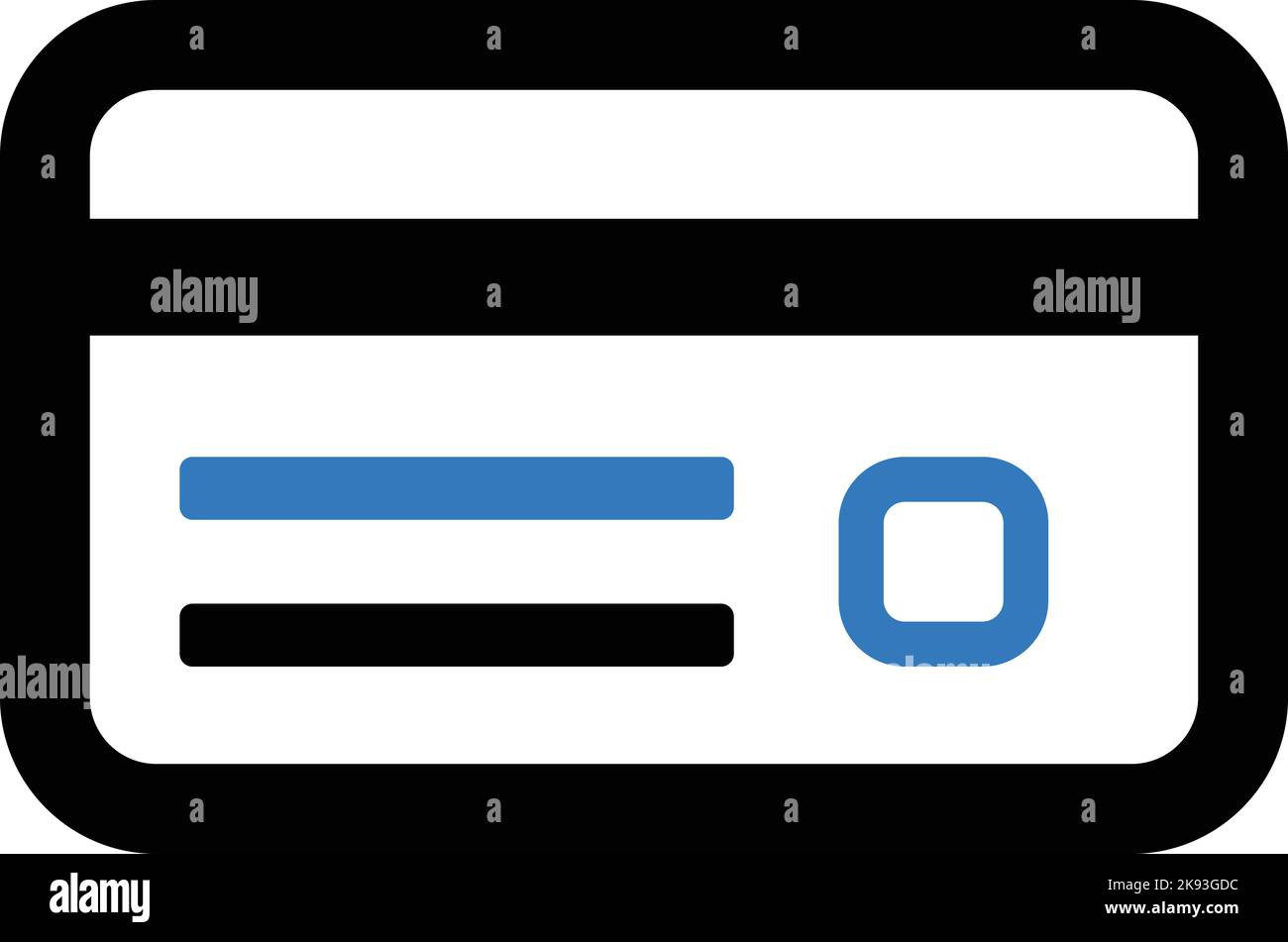 Credit card blue icon Stock Vector Images - Alamy