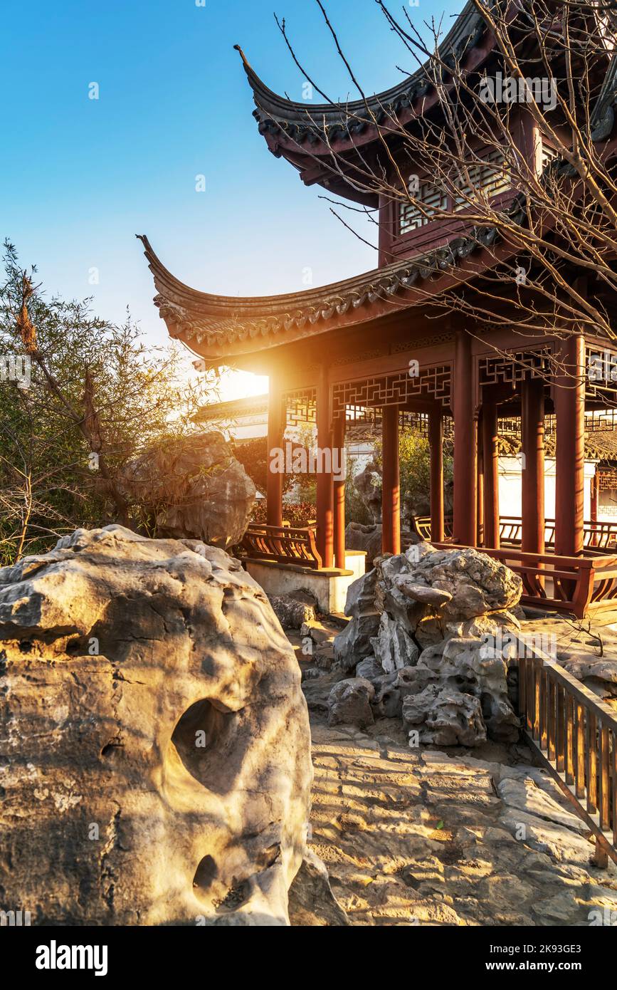 garden of southern Changjiang delta in China Stock Photo - Alamy