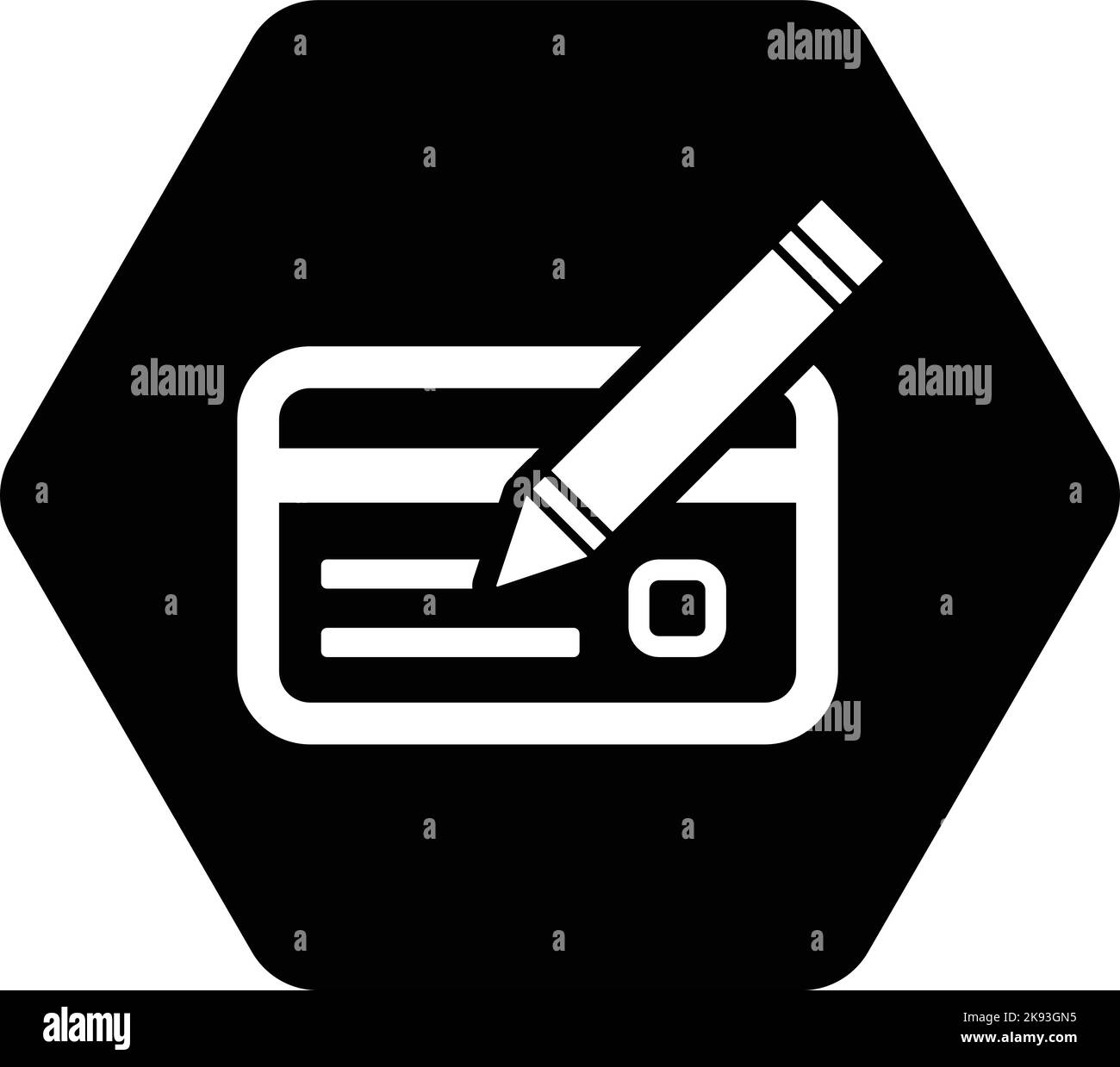 Write card Stock Vector Images - Alamy