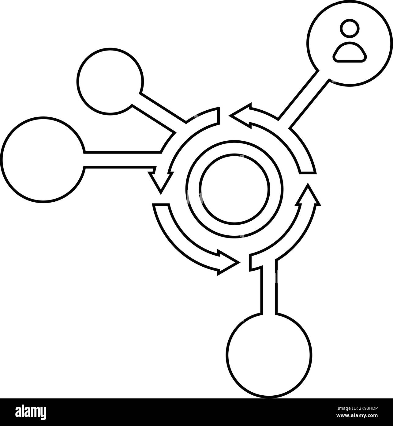 Networking the world Stock Vector Images - Alamy