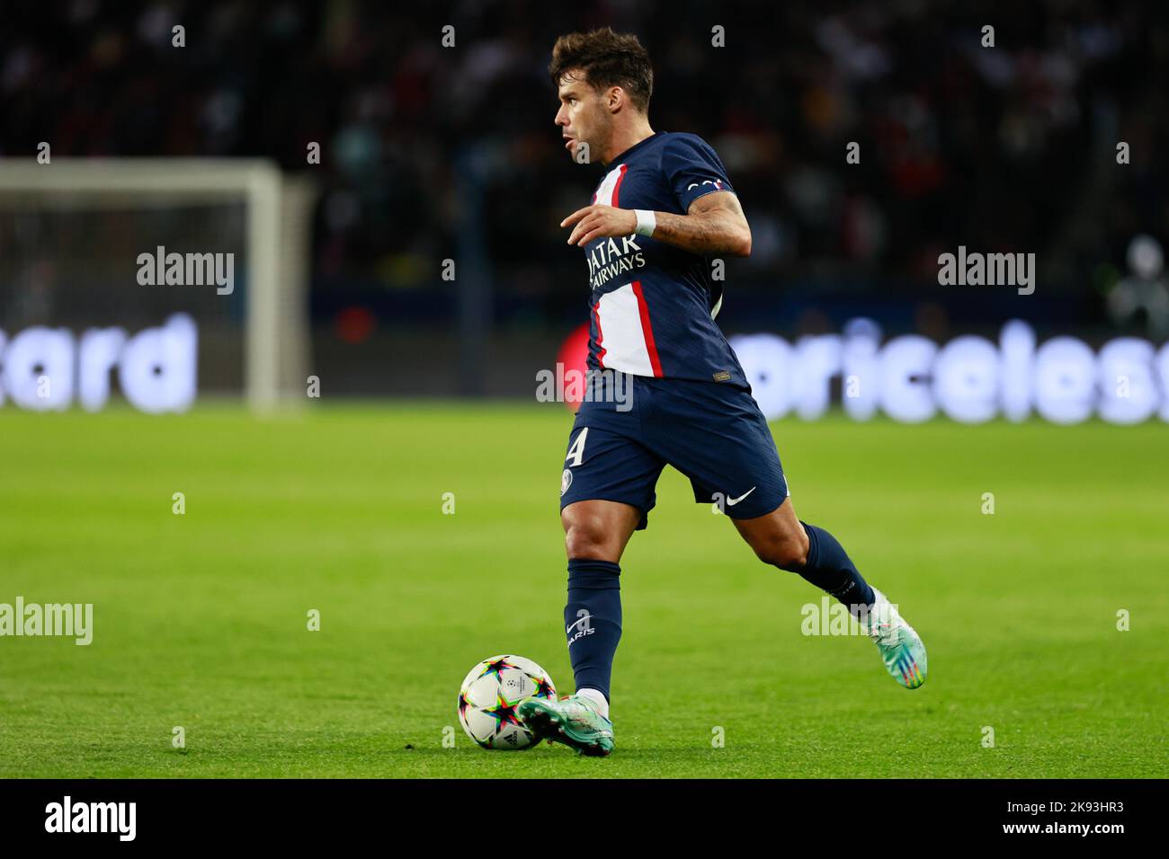 Paris, France - 25/10/2022, Juan Bernat of PSG during the UEFA ...