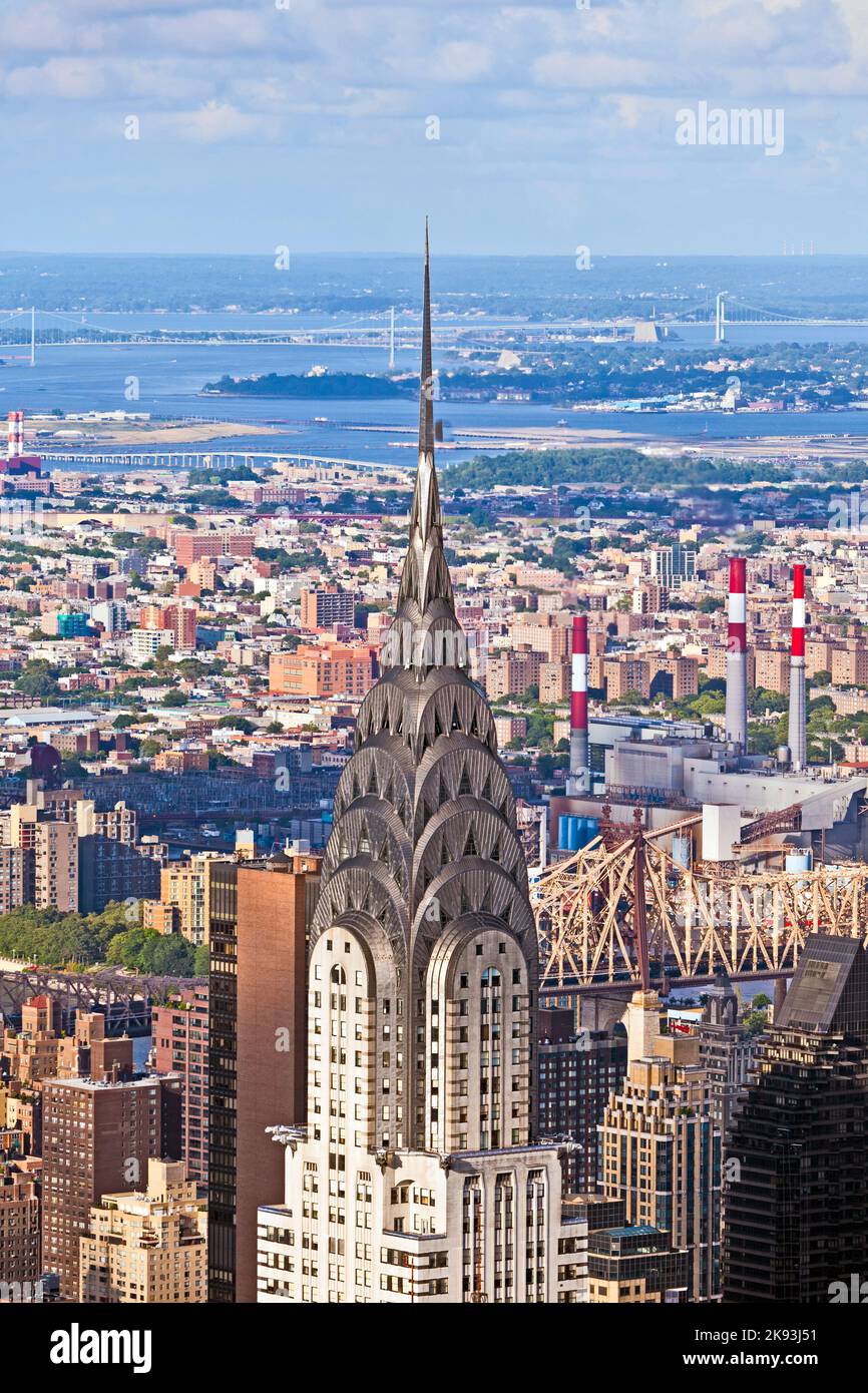 NEW YORK - JULY 7: Chrysler building facade, pictured on on July 7,2011 ...