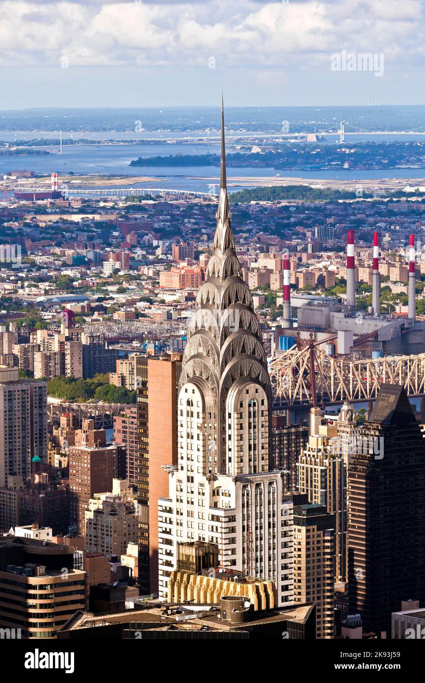 NEW YORK - JULY 7: Chrysler building facade, pictured on on July 7,2011 ...