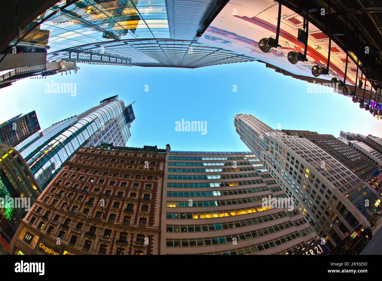 NEW YORK CITY - JUL 8: The broadway, featured with Theaters and huge ...
