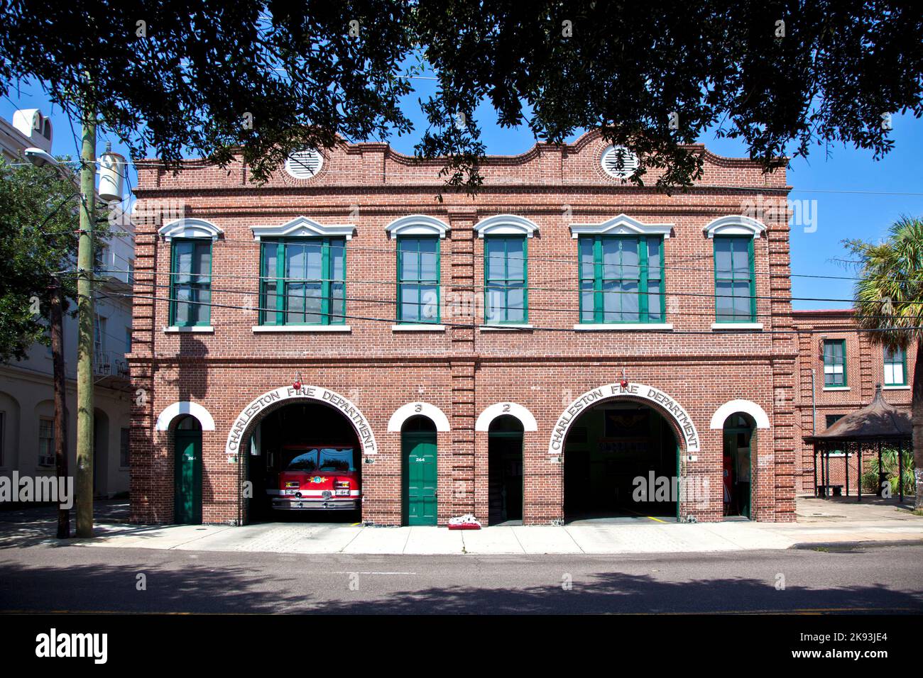 CHARLESTON, USA JULY 21: Charleston Fire Department still in use on ...