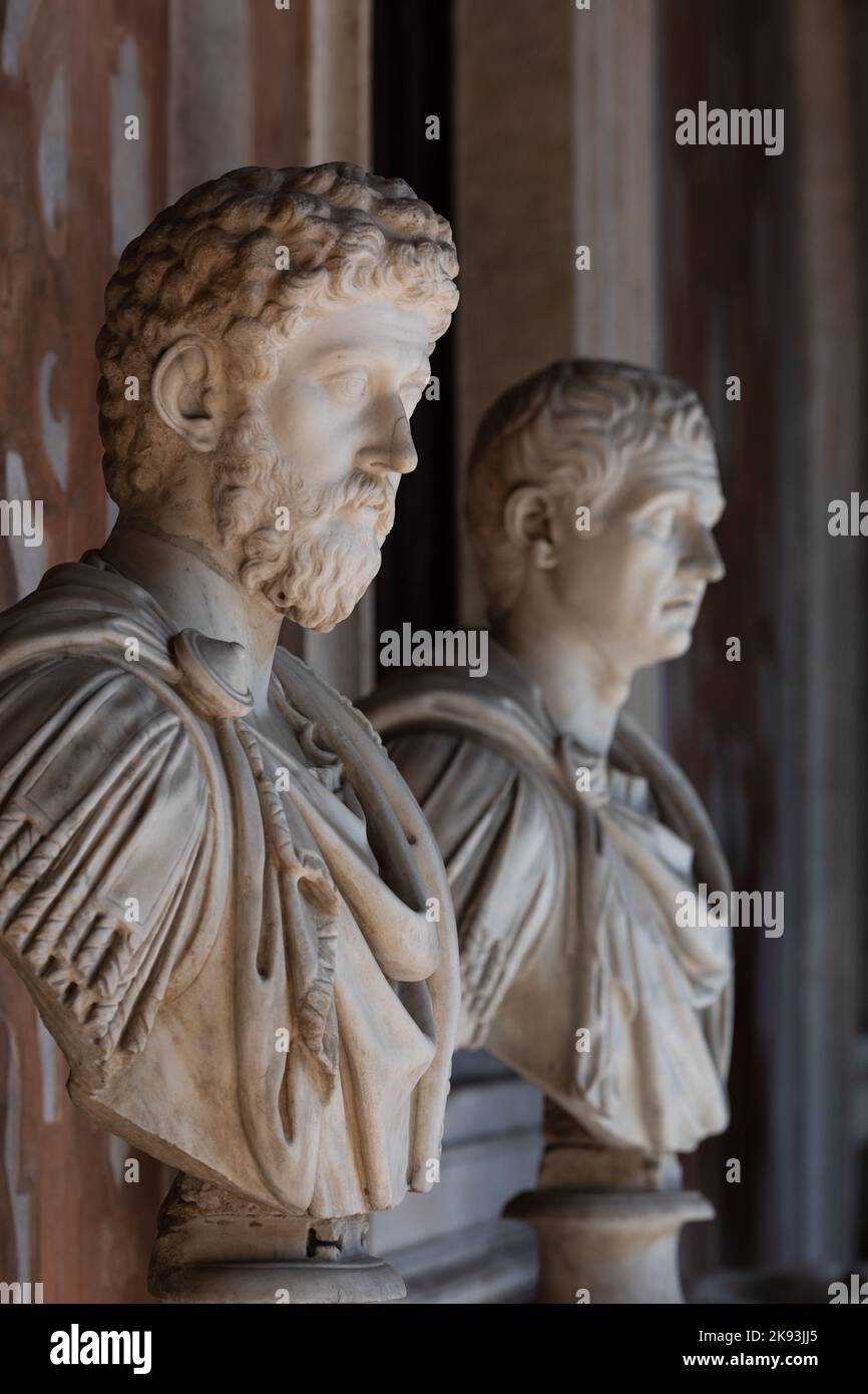 Rome, Italy. 22nd Sep, 2022. Busts, Museo Nazionale Romano, Palazzo ...