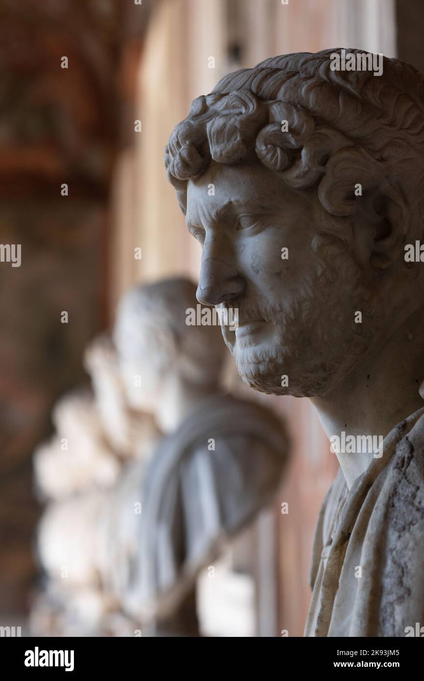Rome, Italy. 22nd Sep, 2022. Busts, Museo Nazionale Romano, Palazzo ...