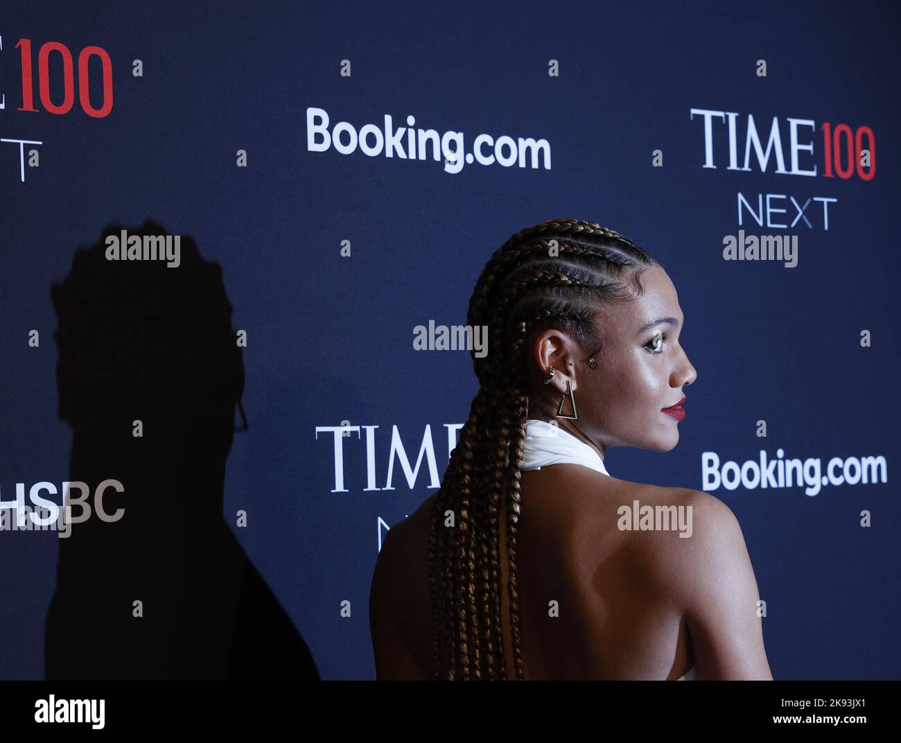 New York, United States. 25th Oct, 2022. Trinity Rodman arrives on the ...