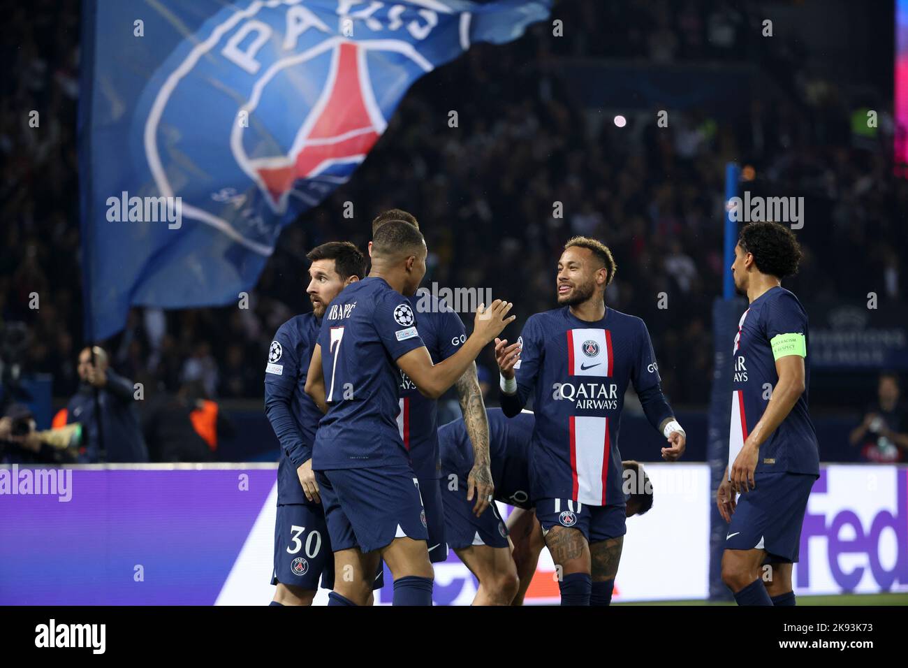 Neymar mbappe messi psg 2023 hi-res stock photography and images - Alamy