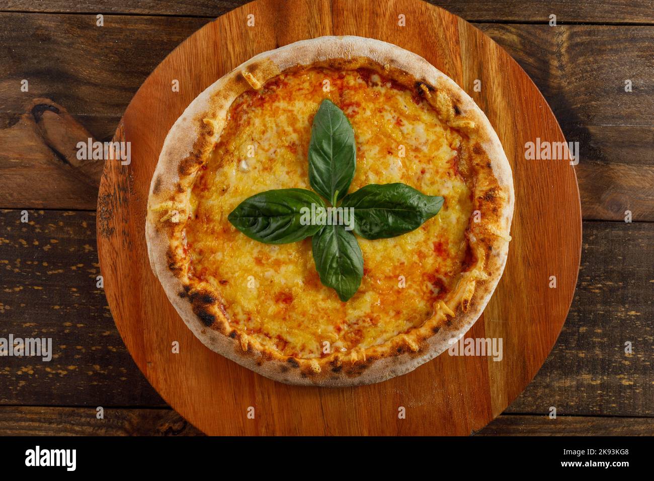 Pizza from top hi-res stock photography and images - Alamy