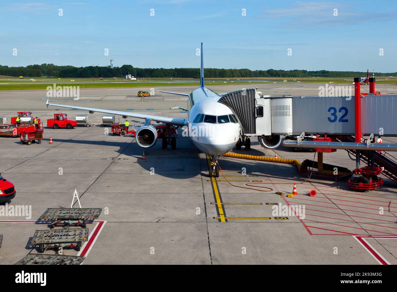 aircraft at the gate Stock Photo - Alamy
